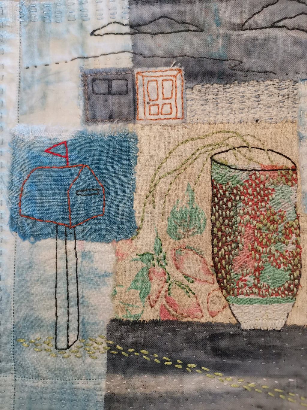 Textile Collage Workshop - Stitch Stories – NZ Textile Experiences