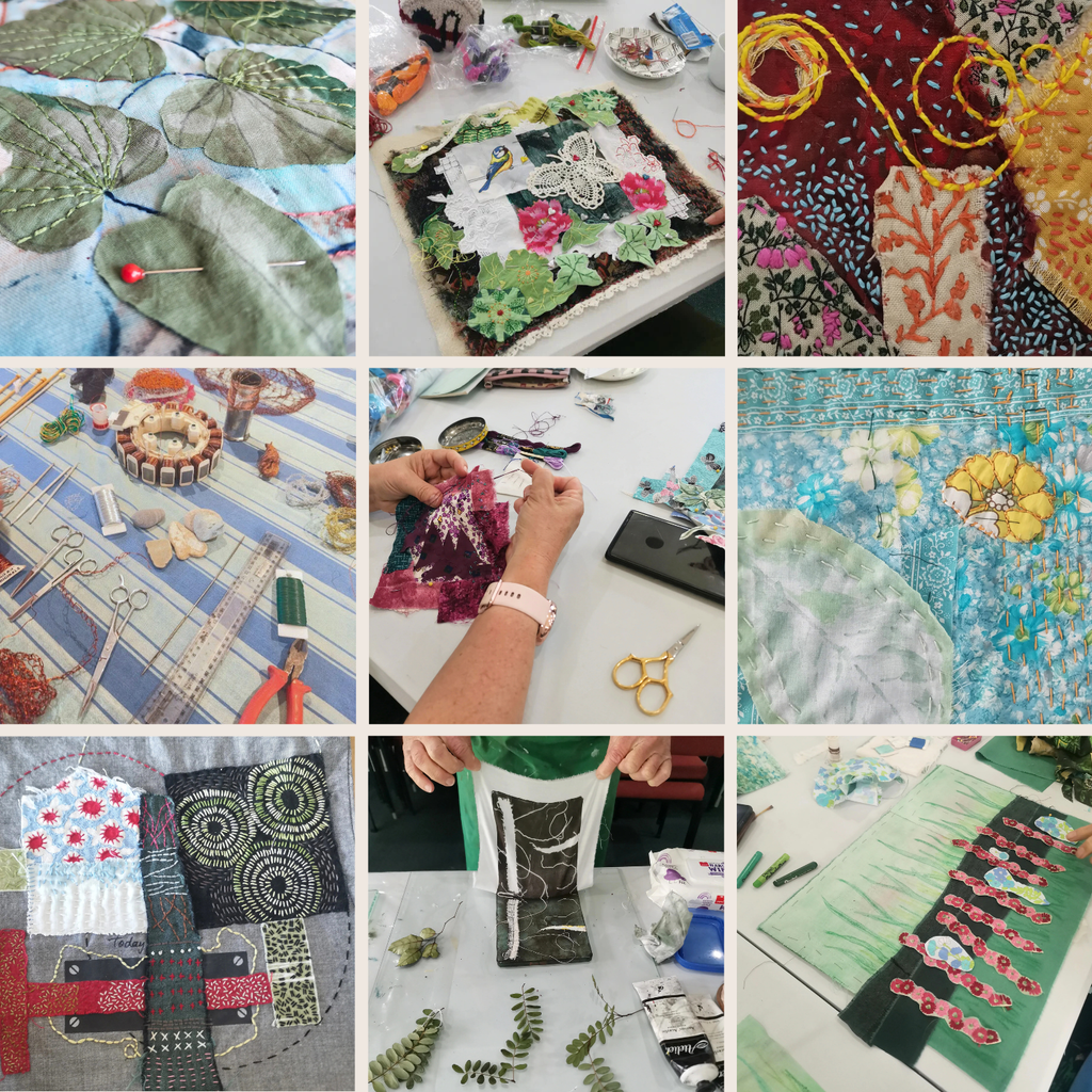 Create Your Own Bespoke Textile Collage Workshop – NZ Textile Experiences
